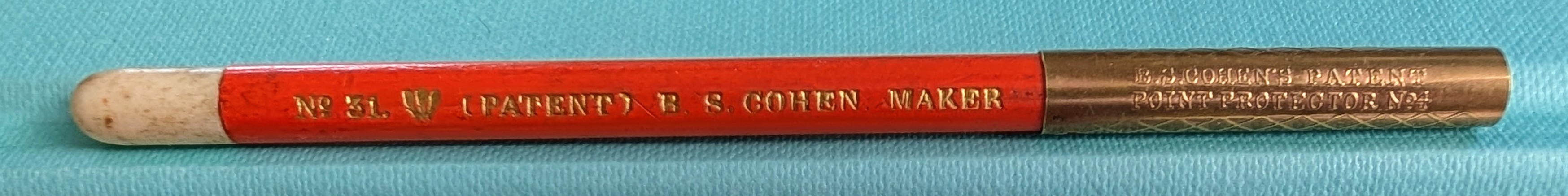 B. S. Cohen’s prize pocket pencil